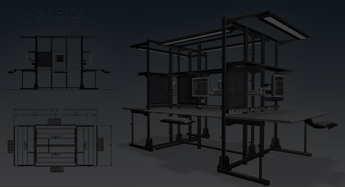 Manufacturers of Technical Computer Furniture, Rack Mount Relay Racks ...